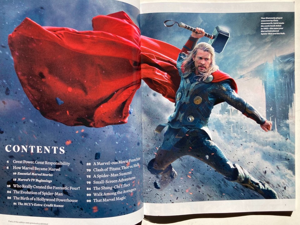 THE WORLD OF MARVEL / INSIDE THE MCU 2023 LOS ANGELES TIMES Magazine ...
