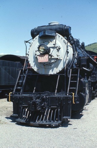 CN 3377 CANADIAN NATIONAL Railroad Steam Locomotive Original Photo ...