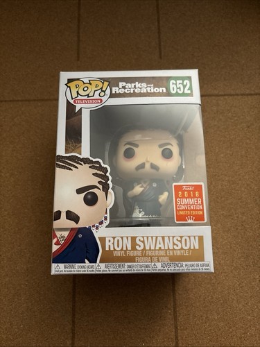 Funko Pop 652 Ron Swanson Parks and recreation 2018 summer exclusive | eBay