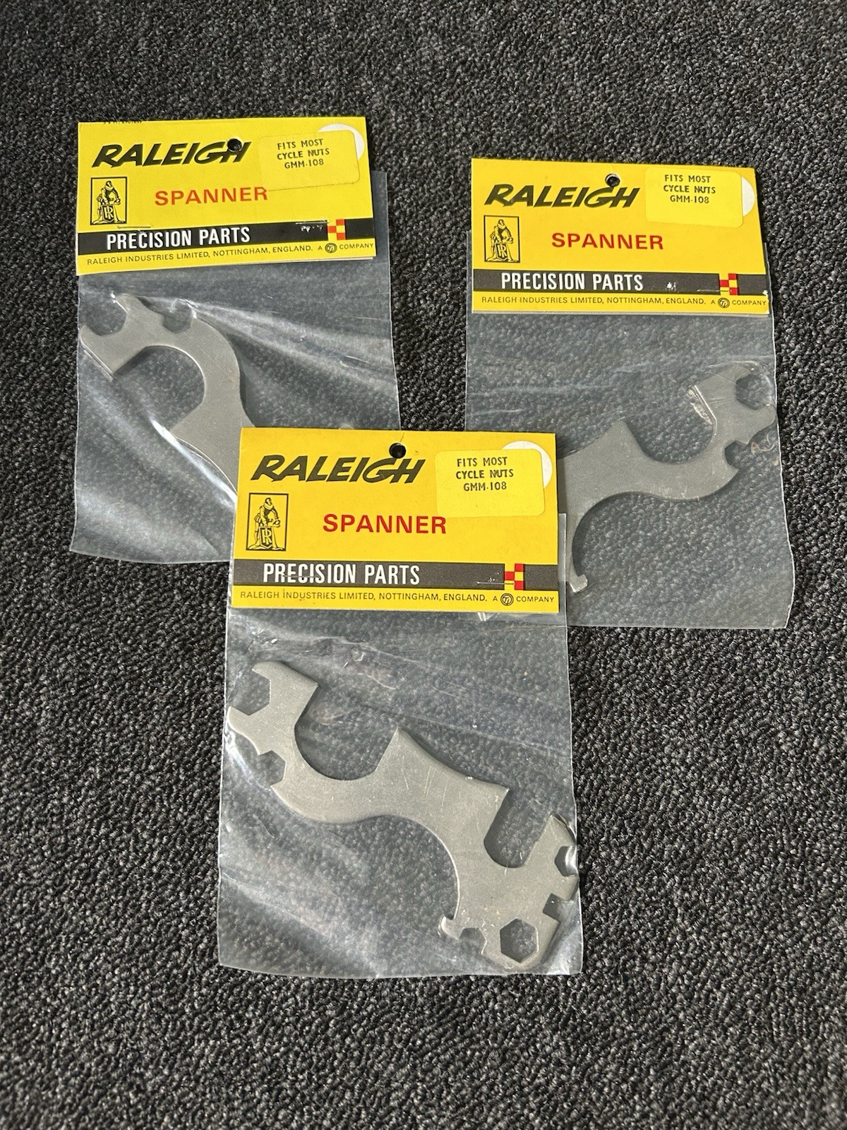 X3 NOS Raleigh Chopper Bike Spanner’s Mk1 Mk2 GMM108 Code New Old Stock ...