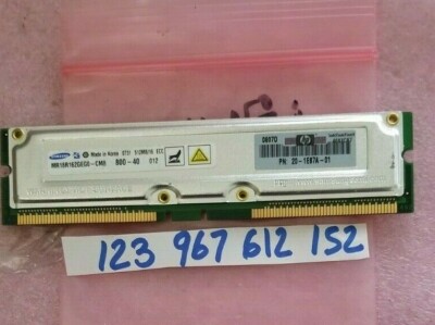 HP 20-1E87A-01 512MB 16ECC Alphaserver Memory for ES47 MR18R162GEG0-CM8 ...