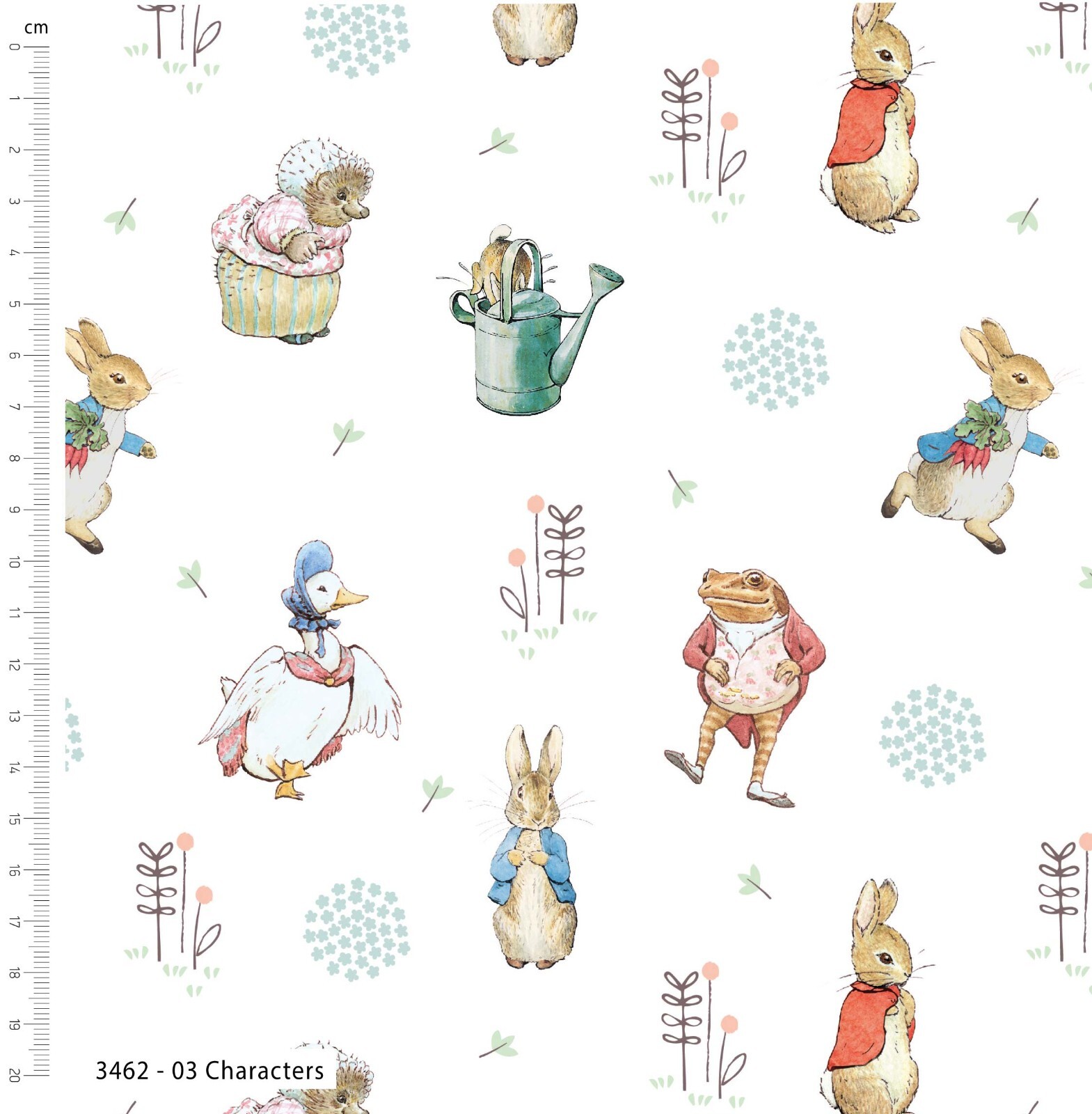 Peter Rabbit Cotton Fabric FAT QUARTERS Classic Characters Material ...
