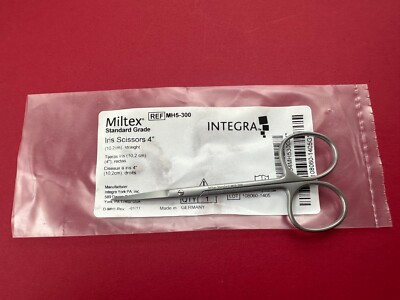 Integra Miltex Iris Scissors 4" Ref: MH5-300 | eBay