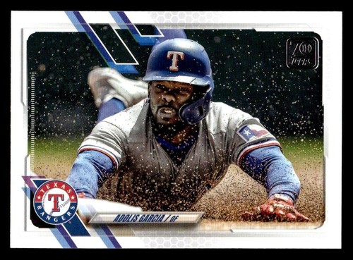 2021 Topps Update #US304 Adolis Garcia Card Texas Rangers | eBay