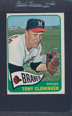 1965 Topps #520 Tony Cloninger Braves EX *5706 | eBay