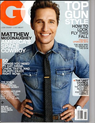 GQ November 2014 Gentlemen's Quarterly Magazine MATTHEW MCCONAUGHEY ...