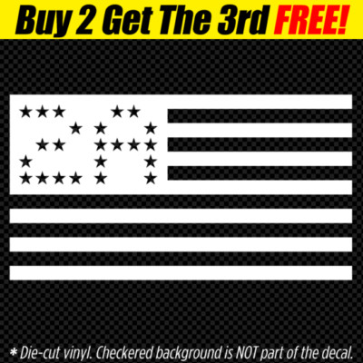 2A AMERICAN FLAG Decal Sticker Pro Gun Rights 2nd Amendment Trump Molon ...