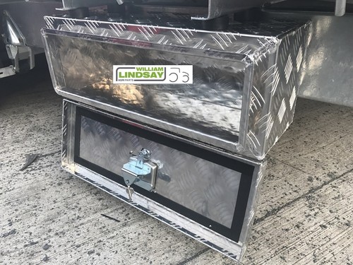 Aluminium Lockable Underbody Tool & Strap Storage Box For Ifor Williams ...