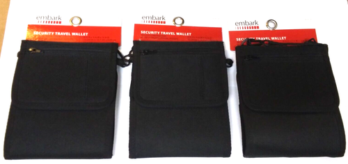 Lot of 3 Embark Security Travel Wallets | eBay