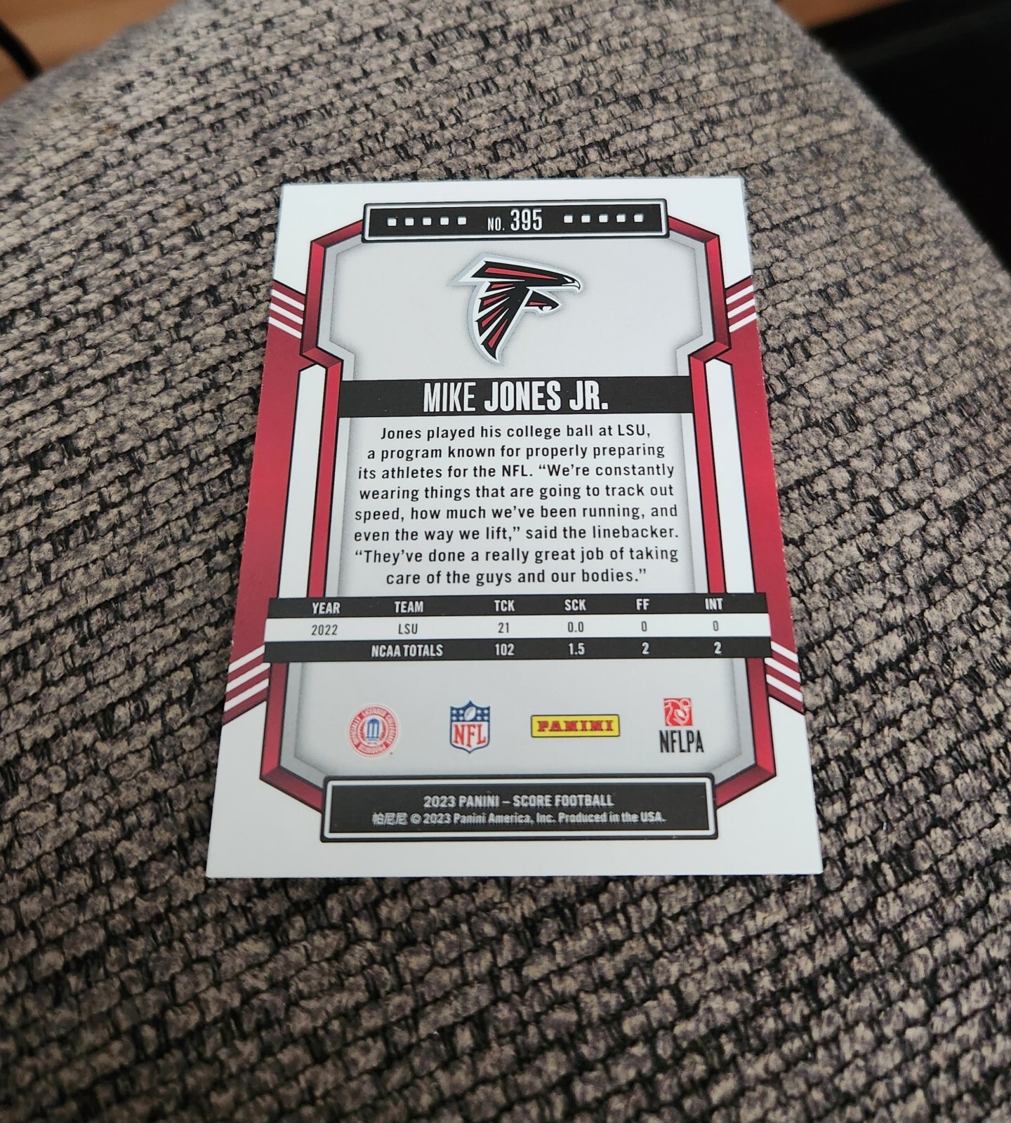 2023 Score - Rookies Mike Jones Jr. #395 Scorecard (RC) for sale online ...