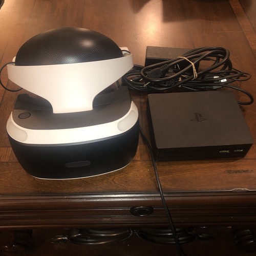 Sony PlayStation VR Headset Goggles Processor And Cords PS4 CUH-ZVR2 ...