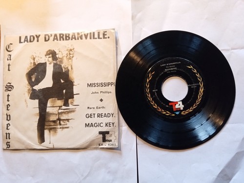 Super RARE EP CAT STEVENS lady d'Arbanville RARE EARTH orig 1970 IRAN ...