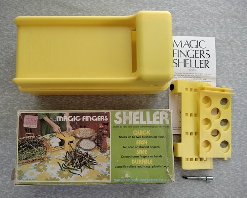 VINTAGE MAGIC FINGERS SHELLER PEA & BEAN MODEL MFS 711 IN BOX | eBay