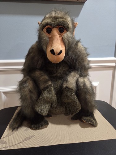 E &J Classic Prima Classique Plush Baboon Stuffed Monkey Ape Life-Like ...