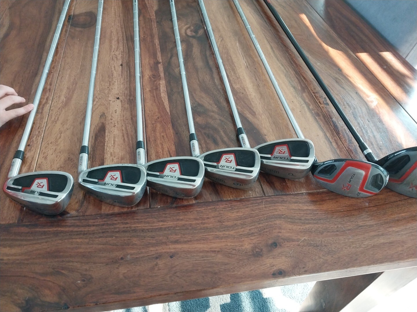 WILSON RX TOUR IRONS 6-PW FW HYBRID IRON SET UNIFLEX FLEX STEEL SHAFT ...