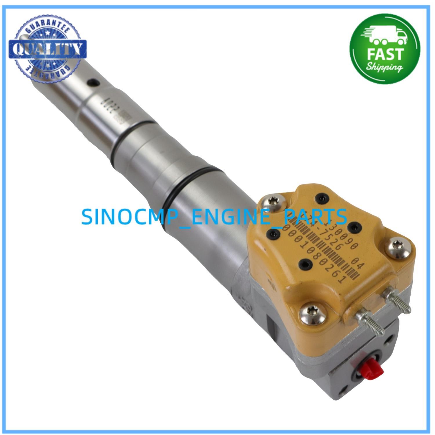 3408 3412 Fuel Injector 174-7526 20R-0758 for CAT AD40 AD45 AE40 AE40 ...