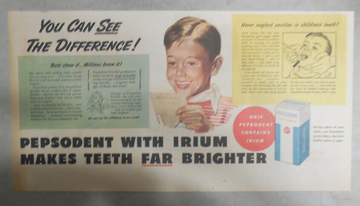 Pepsodent Advertisement