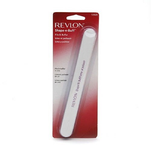 Revlon Shape 'N' Buff Beauty Tool Nail 2 Files + 4 Buffers ALL-in-ONE ...