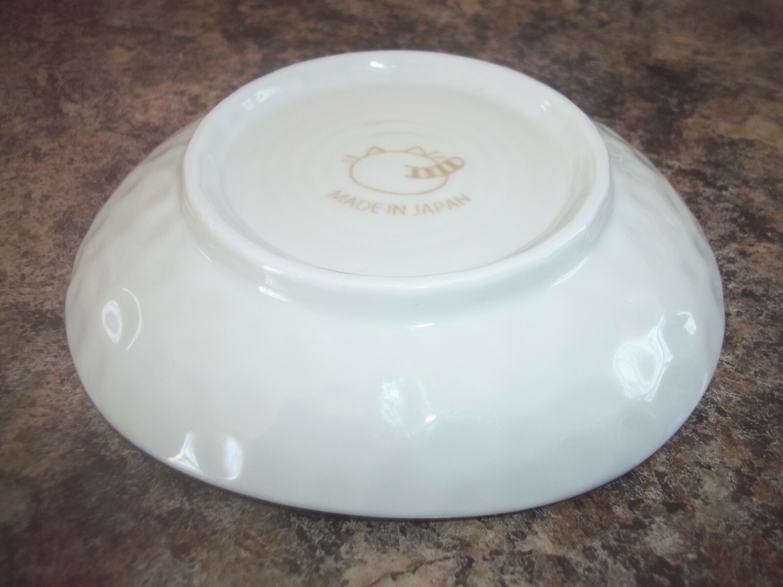 Cute Kitty Cat And Fishbone Ceramic Dish Japan | eBay