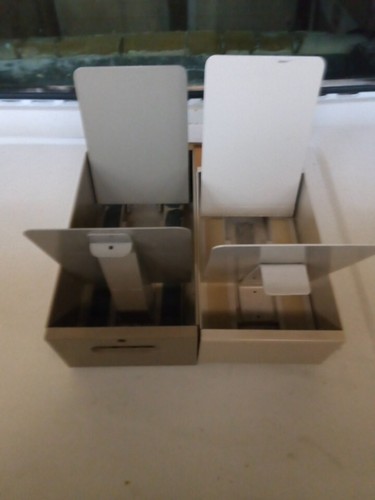 ledger card boxes, old school accounting, 12x6x3.5, 10x6x3.5 (2 items ...