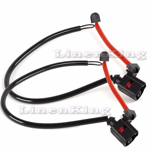 For Audi Porsche VW 03-15 Front Pair Brake Pad Wear Sensor 2PCS E3A1 ...