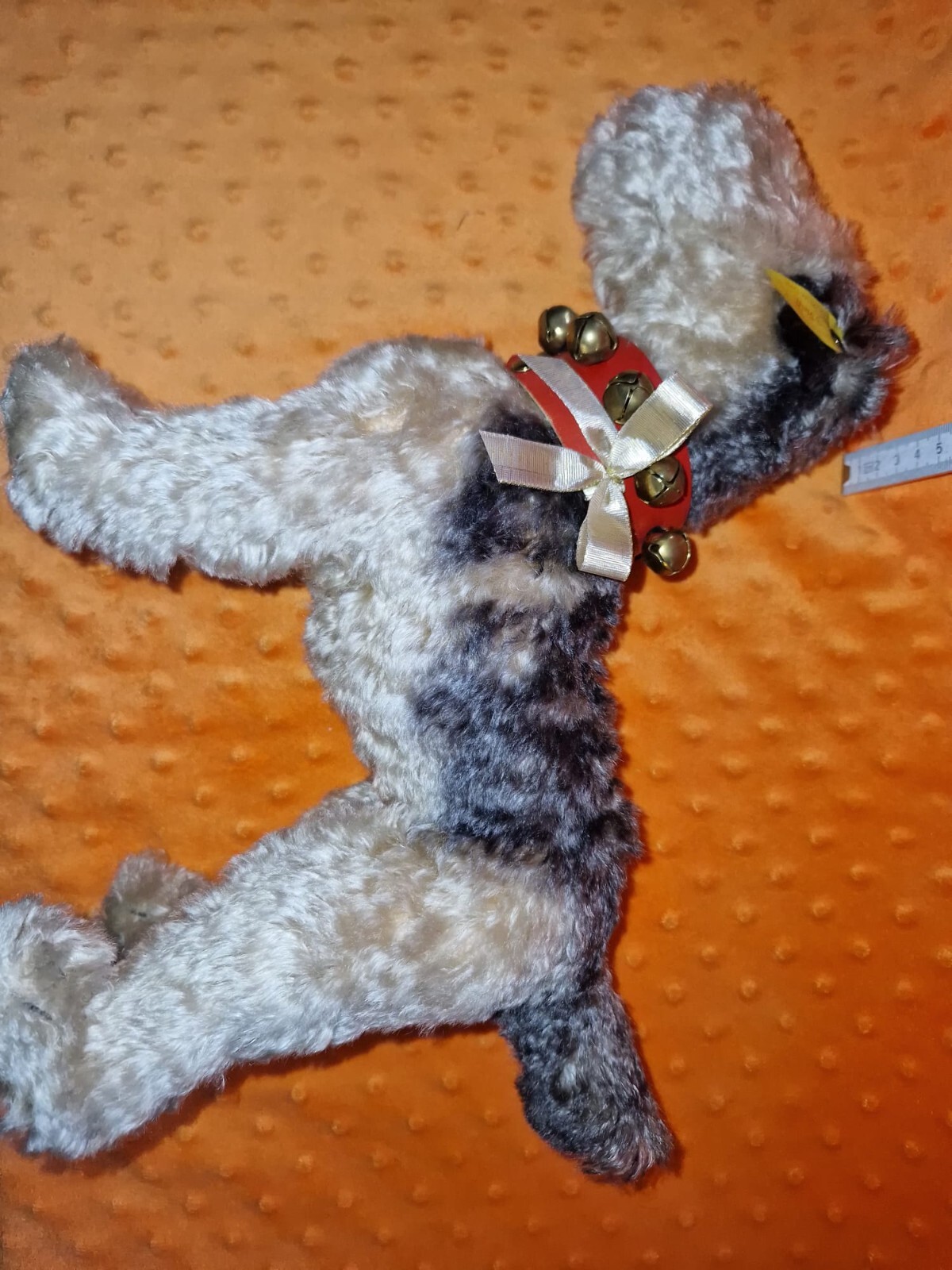 Steiff HUND ANTIK ALT (Sammlungsauflösung) Hund FELLOW Terrier Länge 33 ...