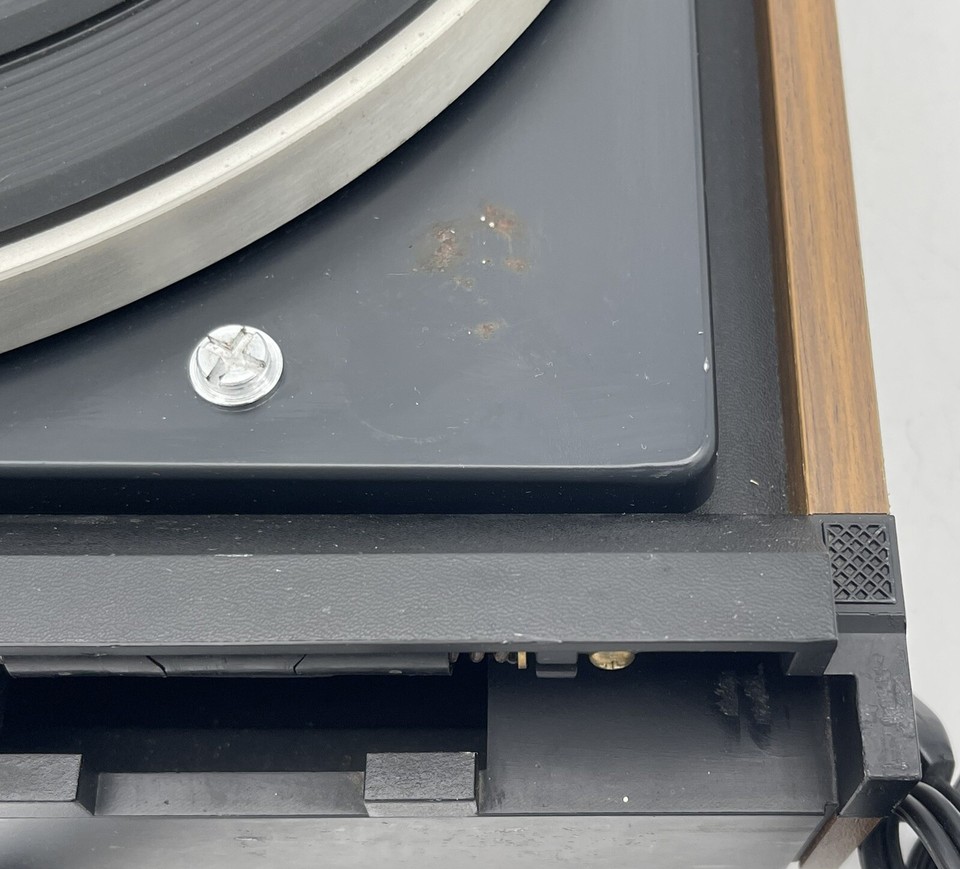 Vintage German Dual 601 T 550 Turntable Record Player w/ Dust Cover AS ...