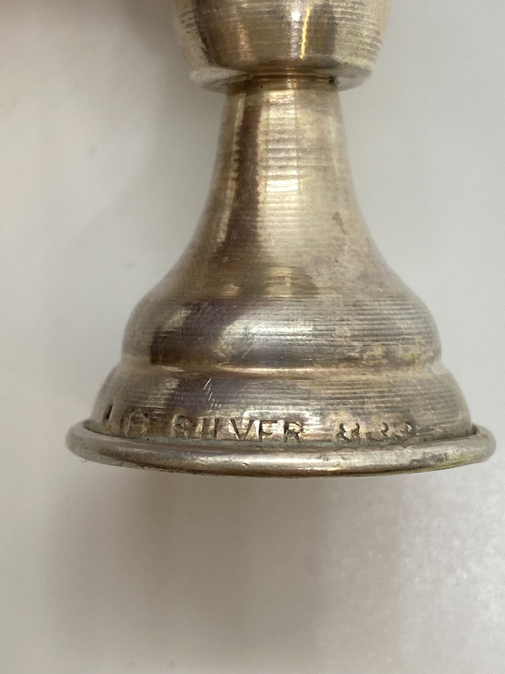 Small silver cup marked LG SILVER 833 simple design perfect for ...