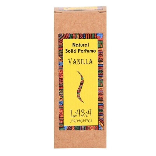 Lasa Vanilla Natural Solid Perfume In Wooden Jar Long Lasting Fragrance ...