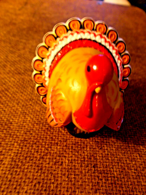 Hallmark THANKSGIVING Merry Miniatures - "1983 "TURKEY" Gold body Red ...