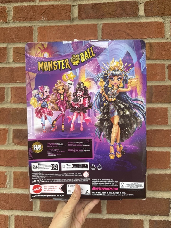 Monster High Monster Ball Cleo De Nile Fashion Doll Brand New Sealed In ...