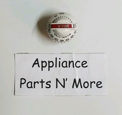 TAPPEN/MAYCOR WILCOLATOR GAS RANGE OVEN TEMPERATURE CONTROL KNOB NEW ...
