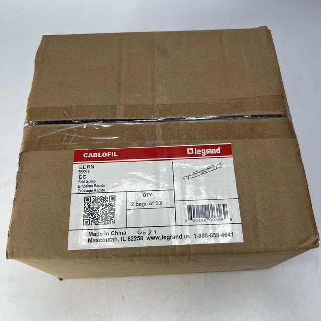 Pack of 100 Legrand Cablofil Fast Splice EDRN(DC) 558247 for sale ...