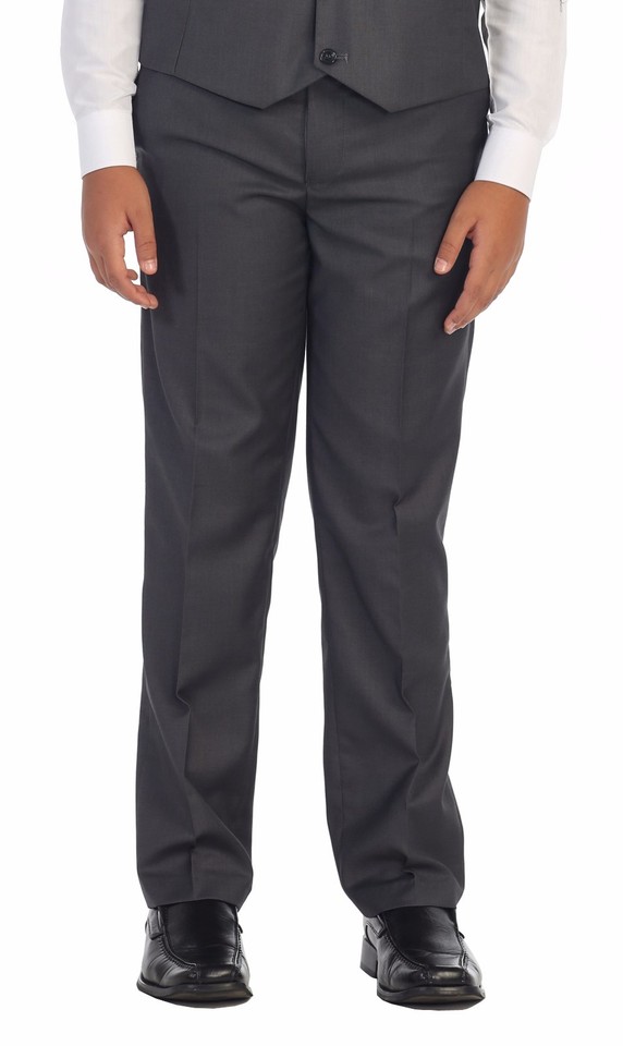 Magen Kids Boys SLIM FIT Formal Bridal 7 Pcs Set Suit 1-18 Charcoal 2 ...
