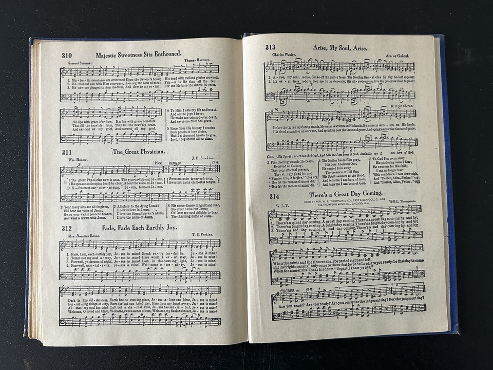 Antique SONGS FOR SERVICE Hymnal Book HC | eBay