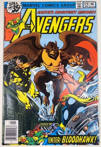 Avengers 179 VF (8.0) High Grade Iron Man Captain America Thor Vision ...