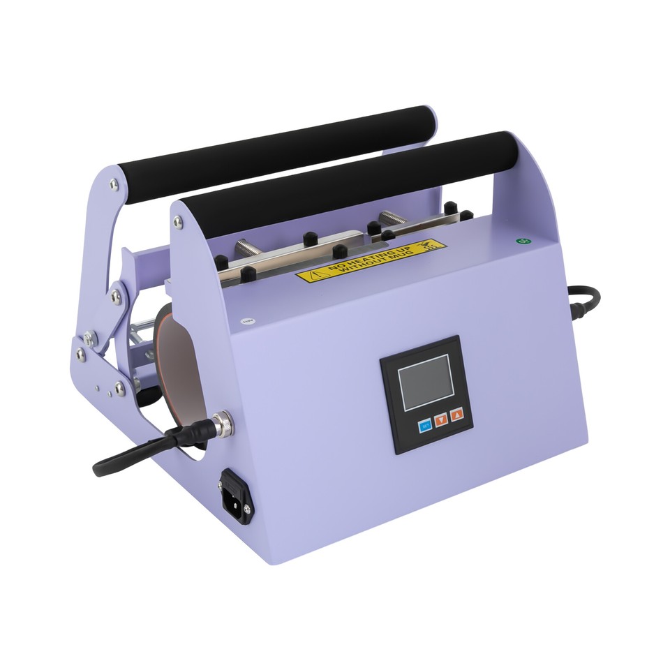 Car Cup Mug Press Heat Machine Tumbler Heat Press Machine Light Purple ...