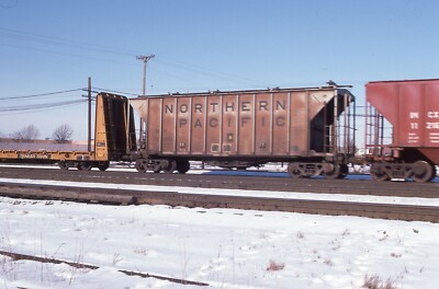 MS Orig Slides (27) NP Northern Pacific Single Bay Airslide Hoppers ...