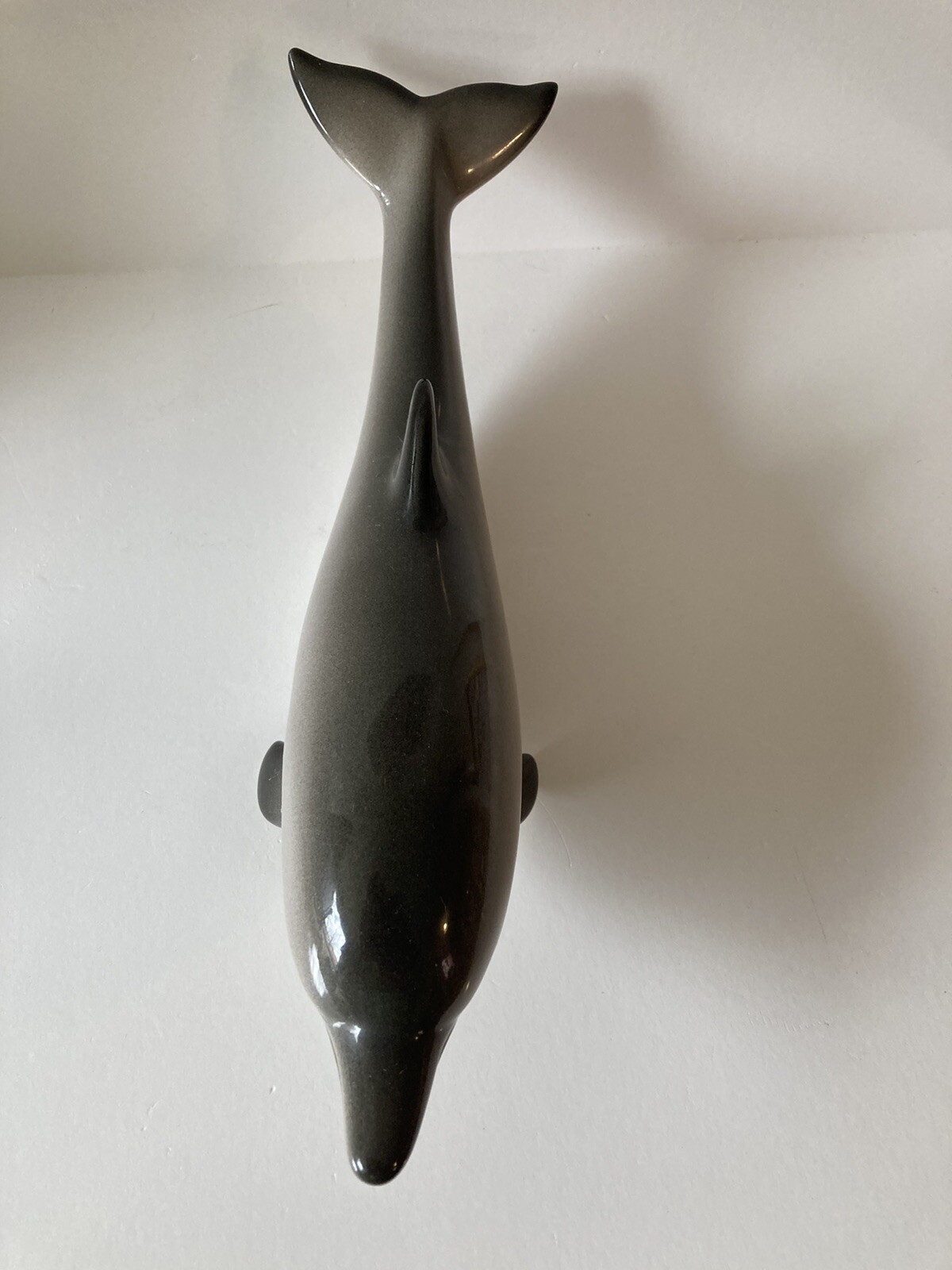 Large Ceramic Dolphin Figurine 38.5 Cm Dolphin Ornament | eBay Australia