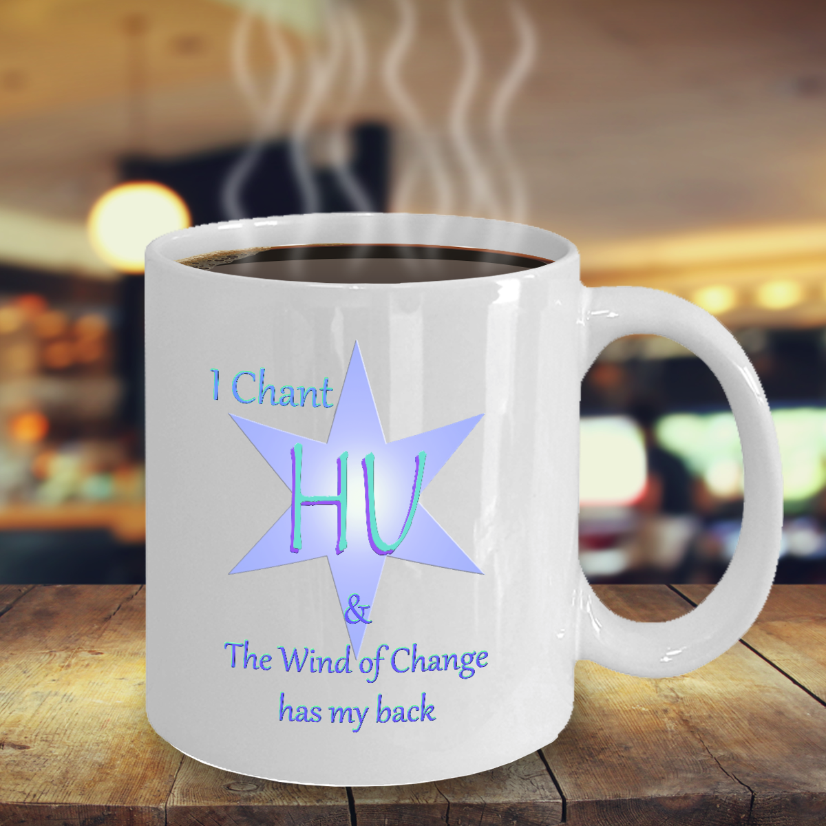Hu Chant Gift Mug Eckankar Wind of Change Spiritual Uplifting Big ...