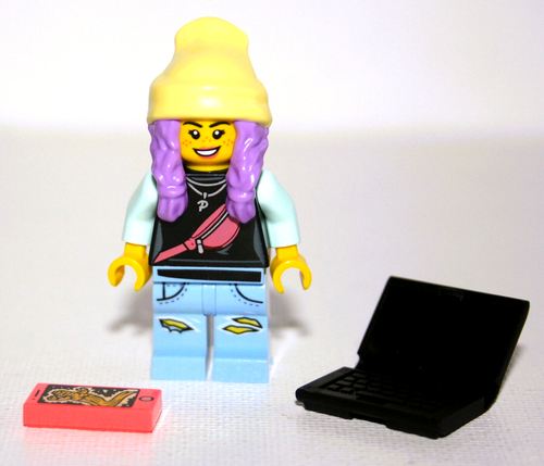 Lego Minifigure Hidden Side - Parker L. Jackson hs019 - Sets 70419 ...