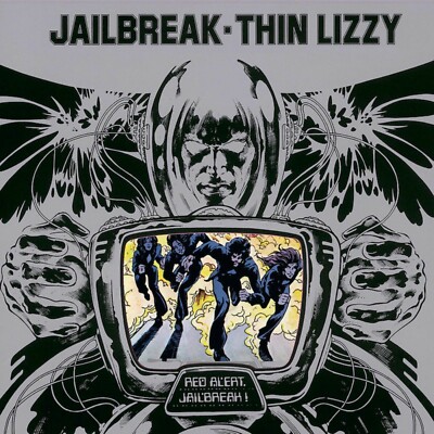 THIN LIZZY Jailbreak BANNER HUGE 4X4 Ft Fabric Poster Tapestry Flag ...