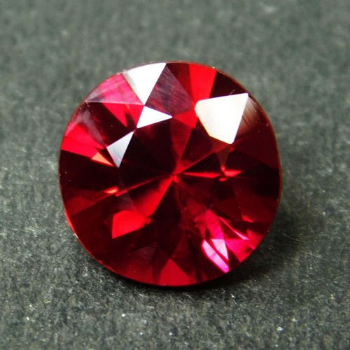 7.55 Ct Natural Mogok Red Ruby Excellent Round Cut Certified Rare Loose ...