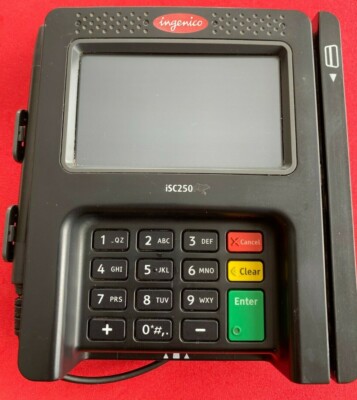 Ingenico iSC250 Credit Card Terminal w/ Pen Stylus | eBay