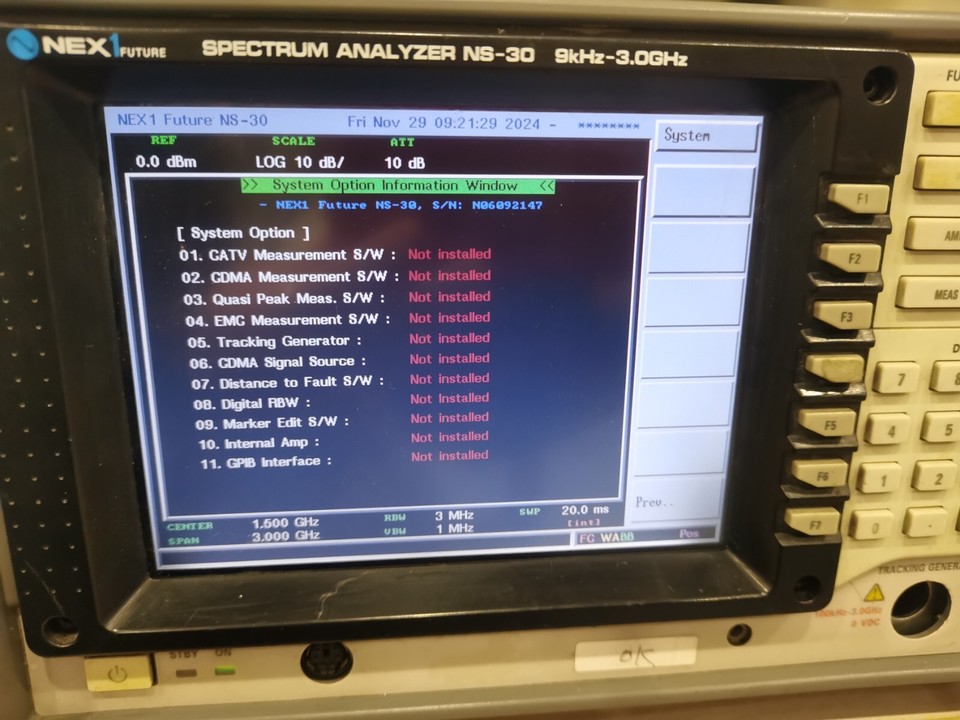 1PC 100% TEST LIG NS-30 9KHZ -3.0GHz (EMS or DHL 90days Warranty) #H7Y ...