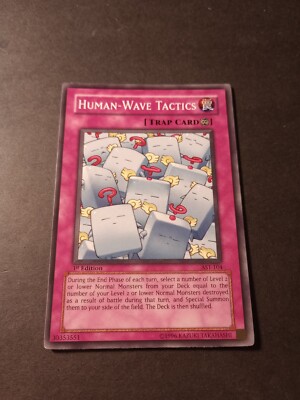 Yu-Gi-Oh! Human-Wave Tactics 1st Edition Common Trap Card AST-104 LP | eBay