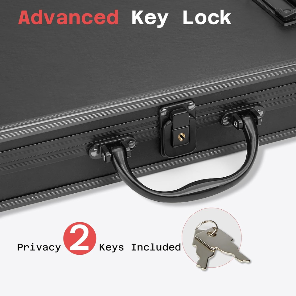Key Lock Clipboard Storage Box, Heavy Duty Clipboard with Storage ...