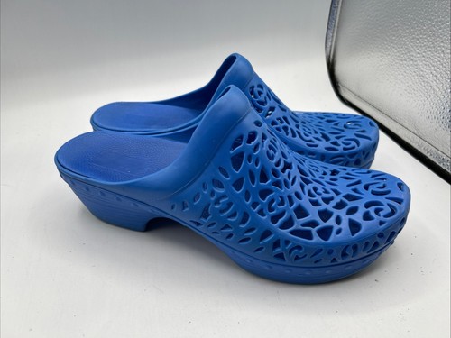 Dansko Pippa Women Molded Plastic Rubber Clog Shoe BLUE Size EU 41 US ...