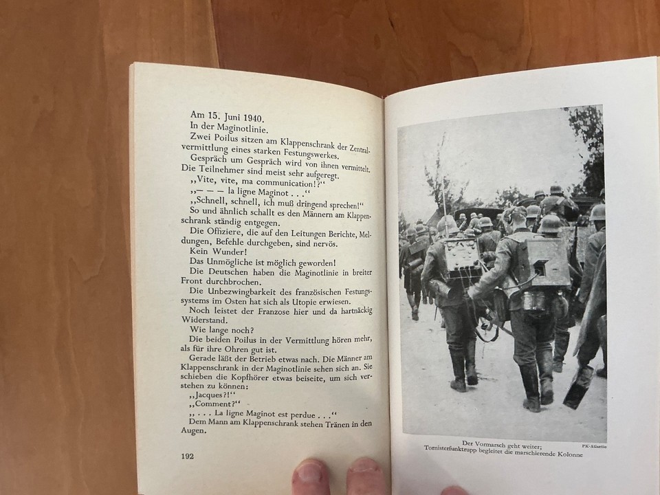 Funker am Feind - Original 1941 radioman book (maps and photos of early ...
