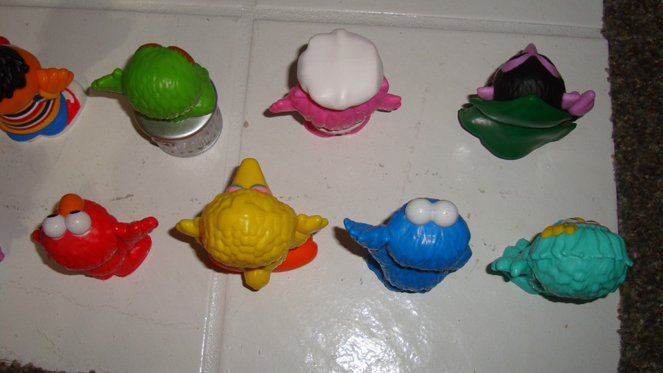 Hasbro Sesame Street Mini Figures Set of 11 with RARE - COUNT CHEF ZOE ...